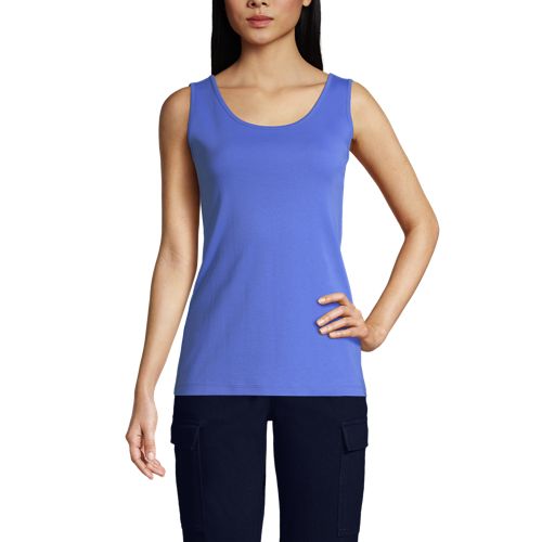 Women's Cotton Vest Top | Lands' End