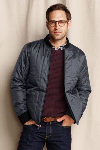Men’s Lightweight Insulated Bomber Jacket – Wrought Iron in my opinion ...
