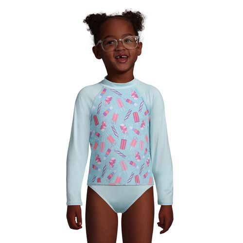 Girls Rash Guard With Shorts | Lands' End