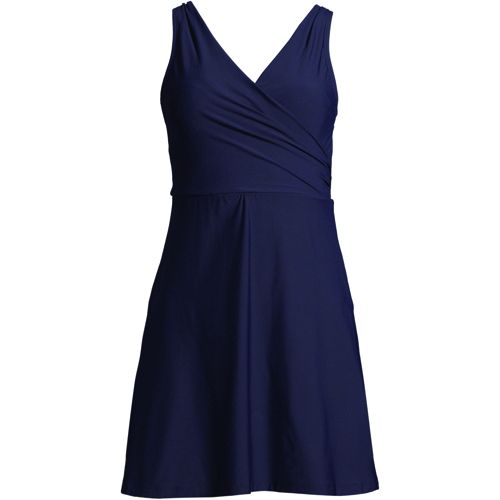 Women's Tummy Control Swim Dress | Lands' End