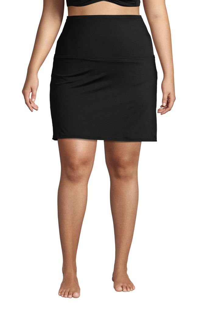 Lands Endwomens Plus Size Chlorine Resistant Tummy Control Ultra High