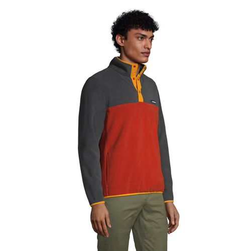 Men's Tall Midweight Fleece Top | Lands' End