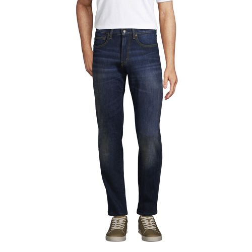 Men Straight Fit Jeans | Lands' End