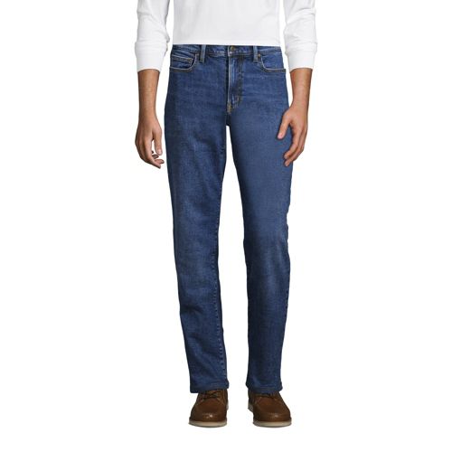 Men Traditional Fit Jeans | Lands' End