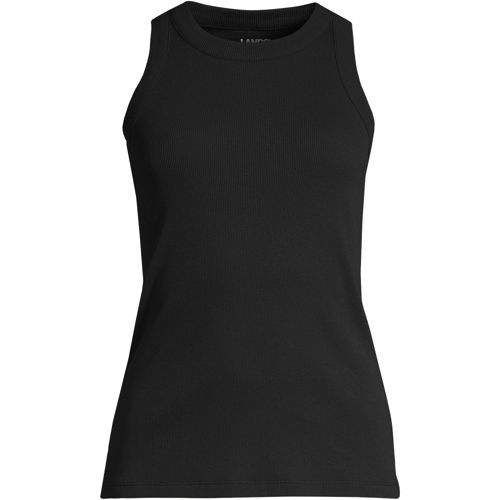 "Womens Plus Size Ribbed Tank Tops" | Lands' End