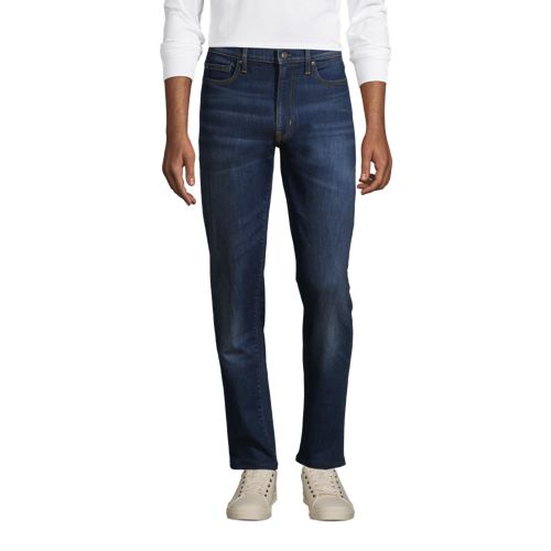 Men Straight Fit Jeans | Lands' End