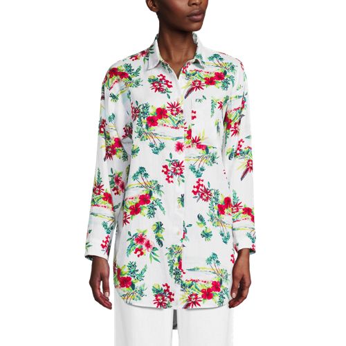 Long Tunic with Side Slits | Lands' End