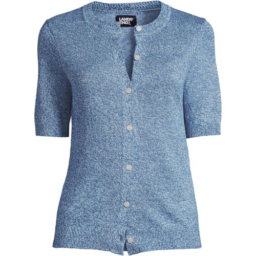 Linen Blend Cardigan | Lands' End